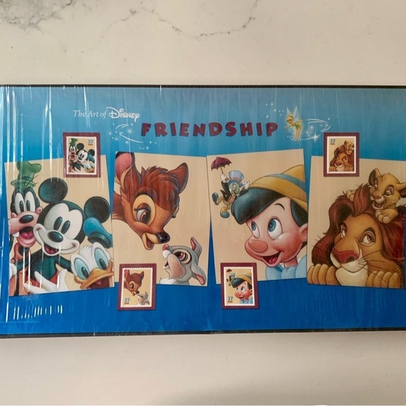 Disney | Art | Disney Usps The Art Of Disney Friendship Metallic Print ...